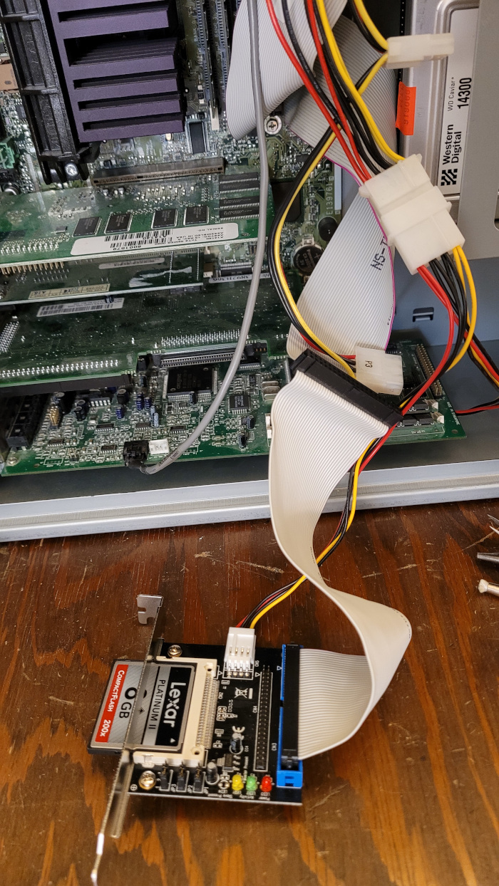 Baby steps: CF card adapter – Vintage Computer Bootstrap